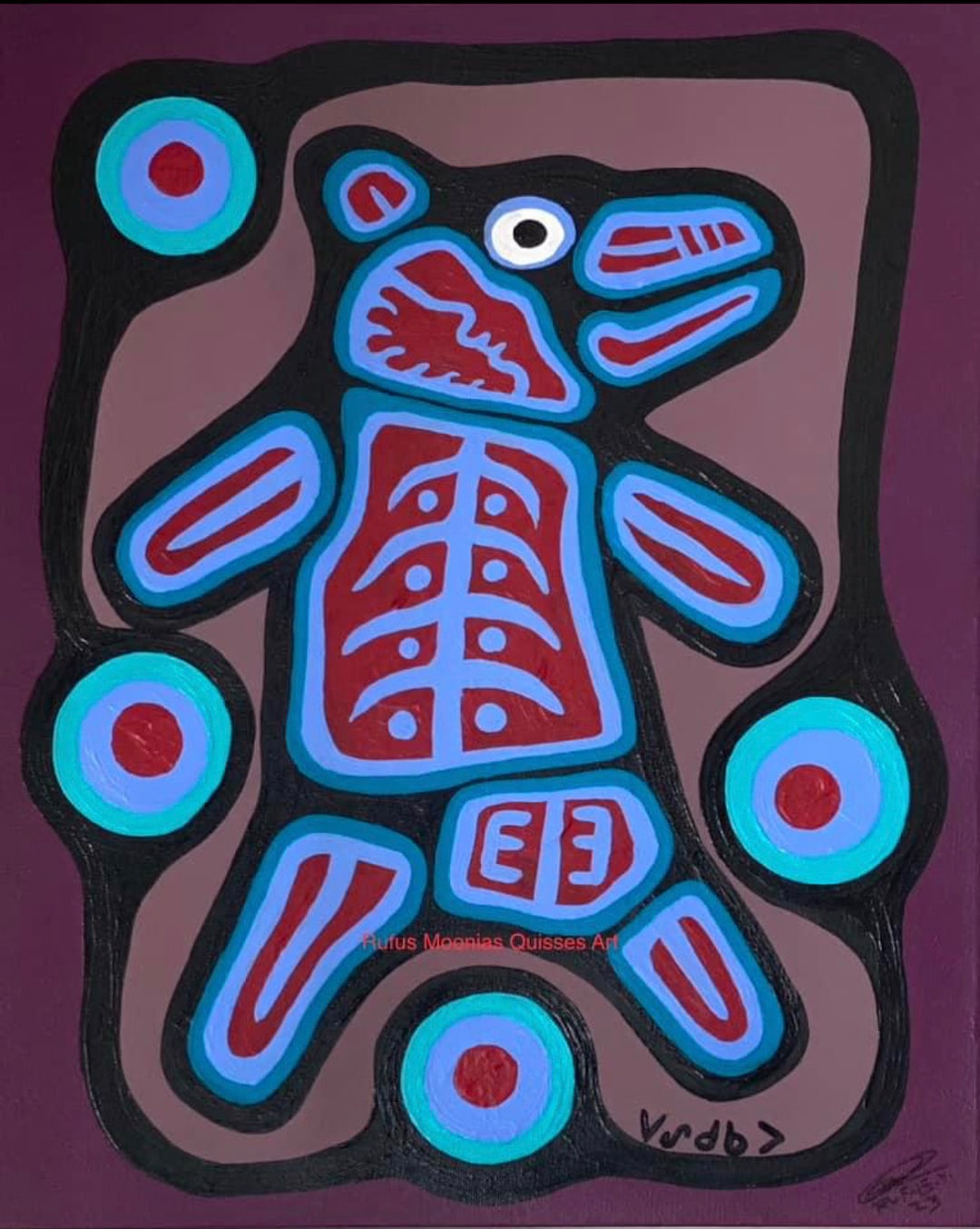 Spirit of the Bear Anishinaabe Artwork Original Painting Indigenous ...