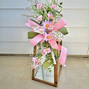 Spring Lantern Swag, Spring Lantern Topper, Year Round Swag, Summer ...