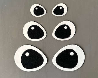 Felt Stitch Nose 10 Amigurumi Felt, Felt Nose Eyes for Amigurumis, Felt ...
