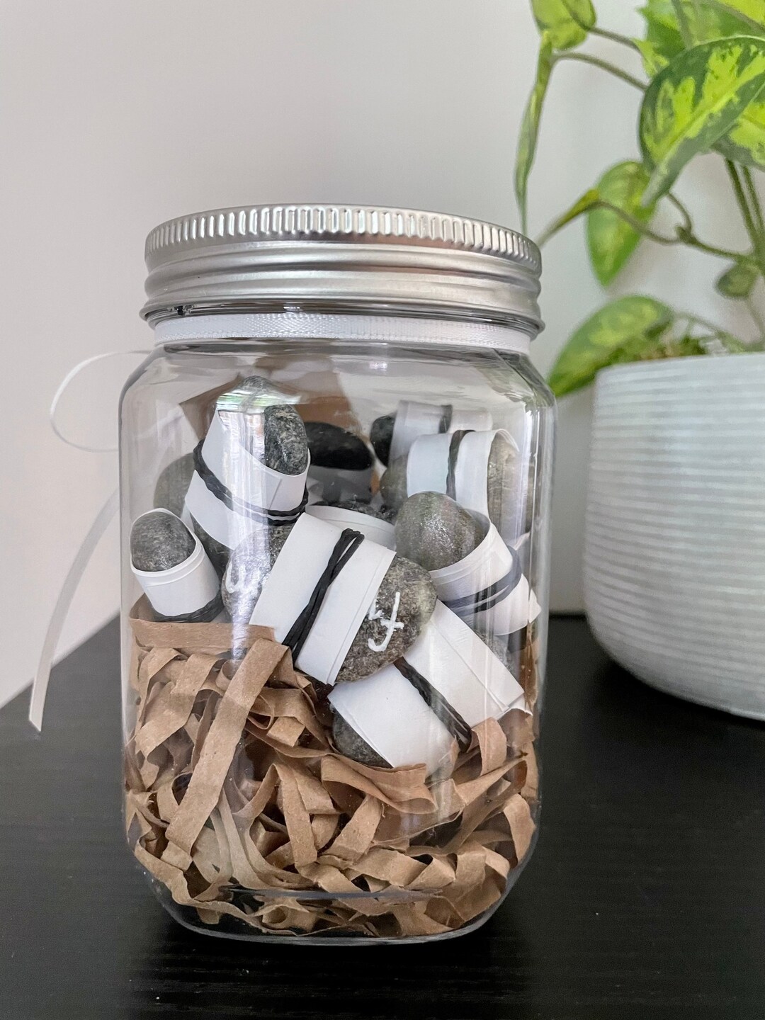 Jar of Promises, Painted Rocks, Gifts for Her, Gifts for Him, Christian ...