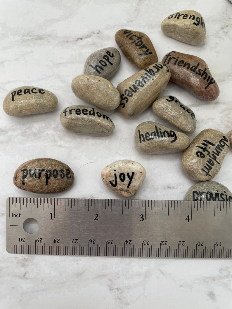 Promises of God Mental Health Painted Rocks Gifts for Her Gifts ...