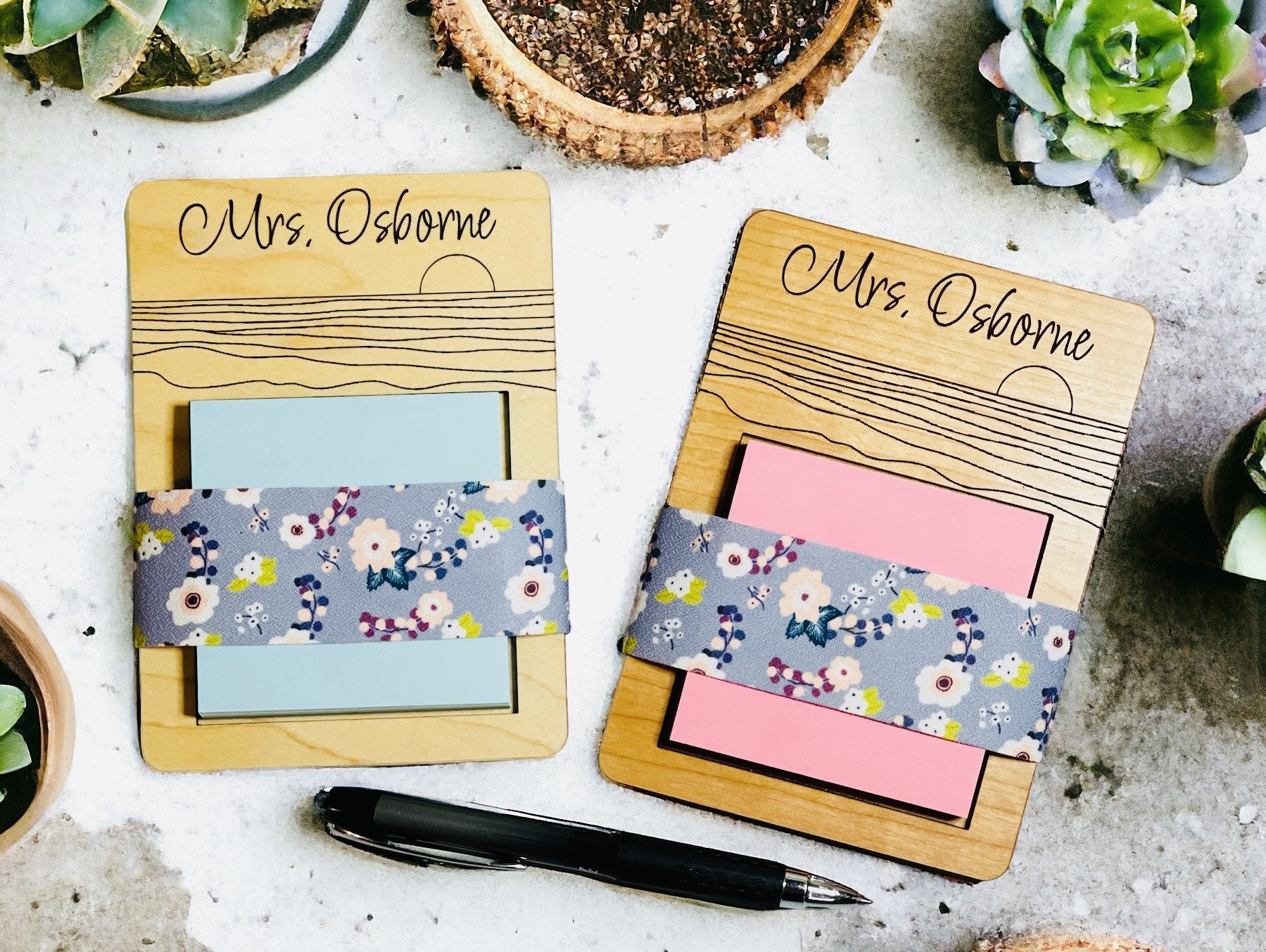 Ocean Themed Post It Note Holder - Etsy