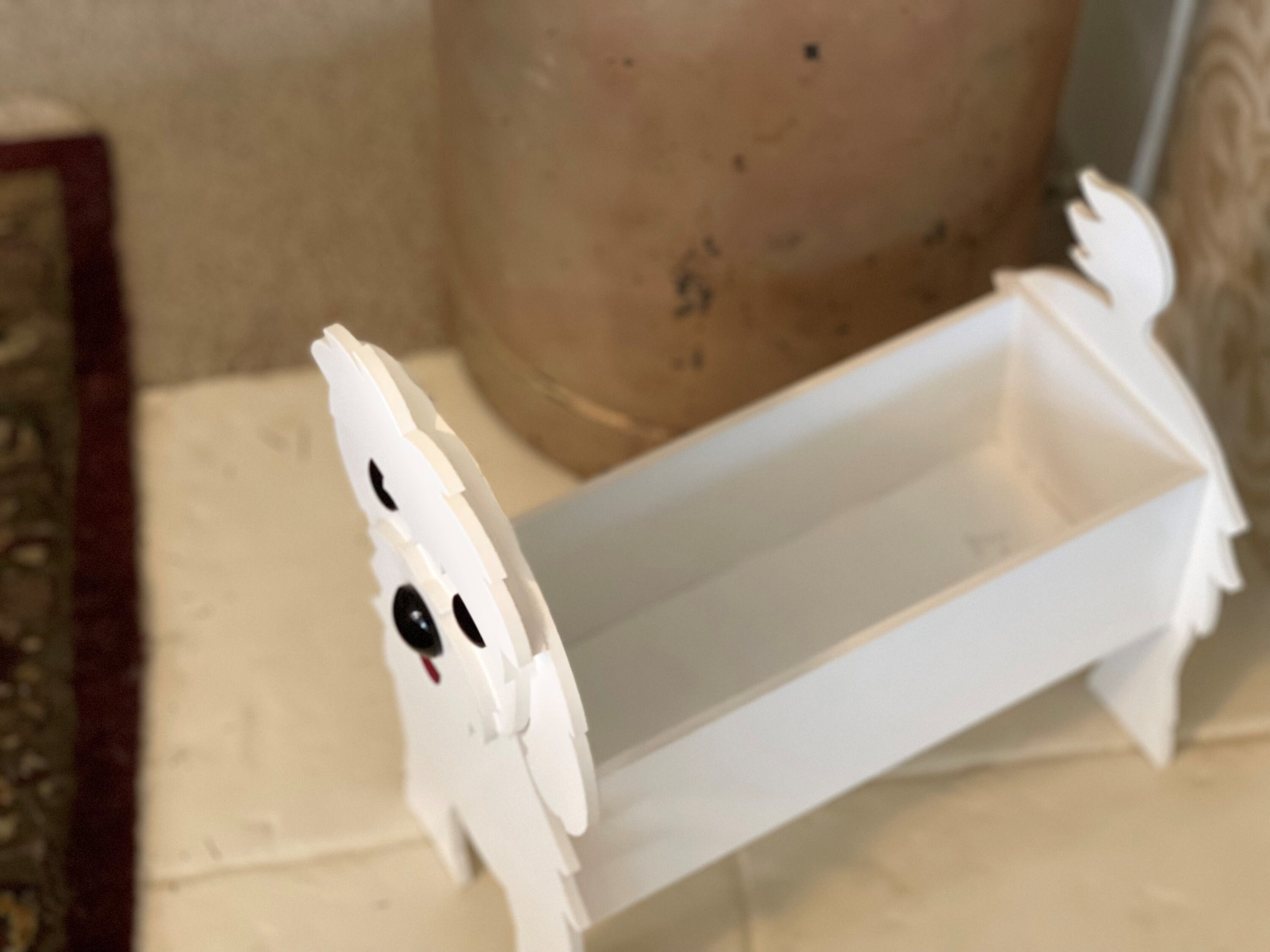 Adorable Maltese Dog Toy Box or Planter - Etsy