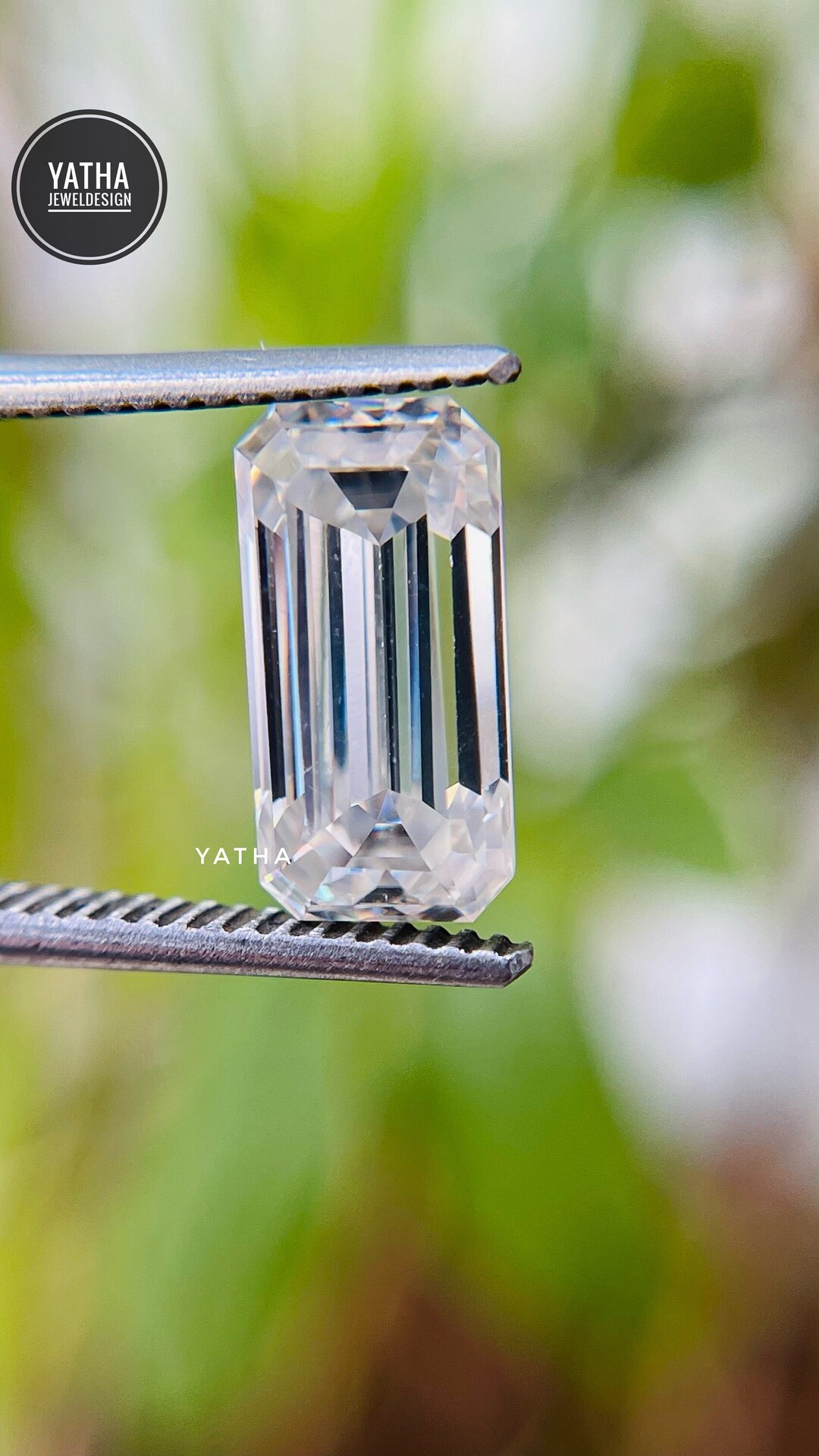 2X4 to 7X14 MM Emerald Cut Colorless Loose Moissanite Diamond, Emerald ...