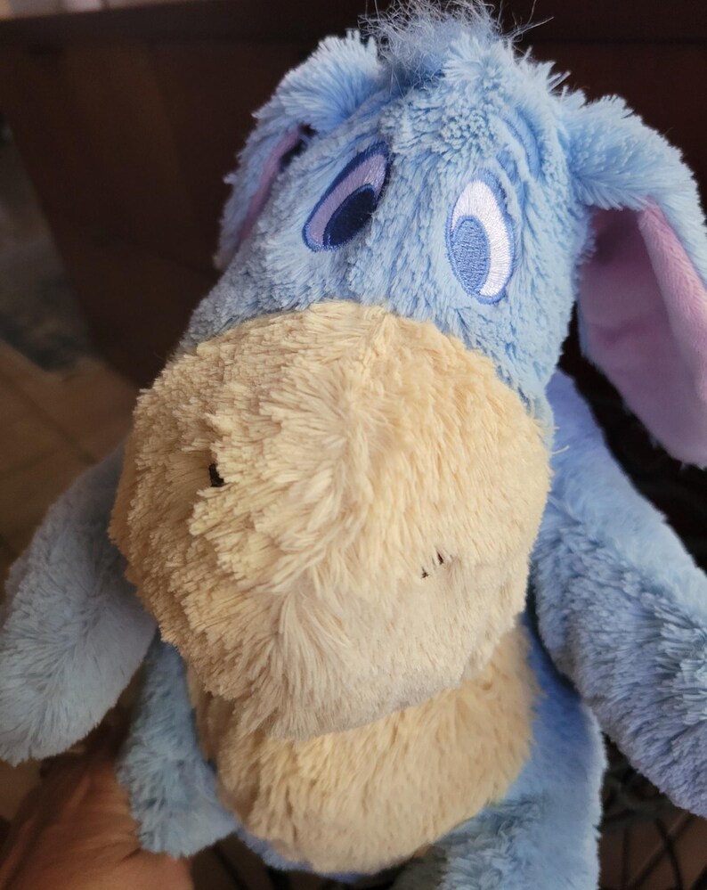 Eeyore 12” Plush Toy Winnie the Pooh Disney Store Stuffed Animal Light ...