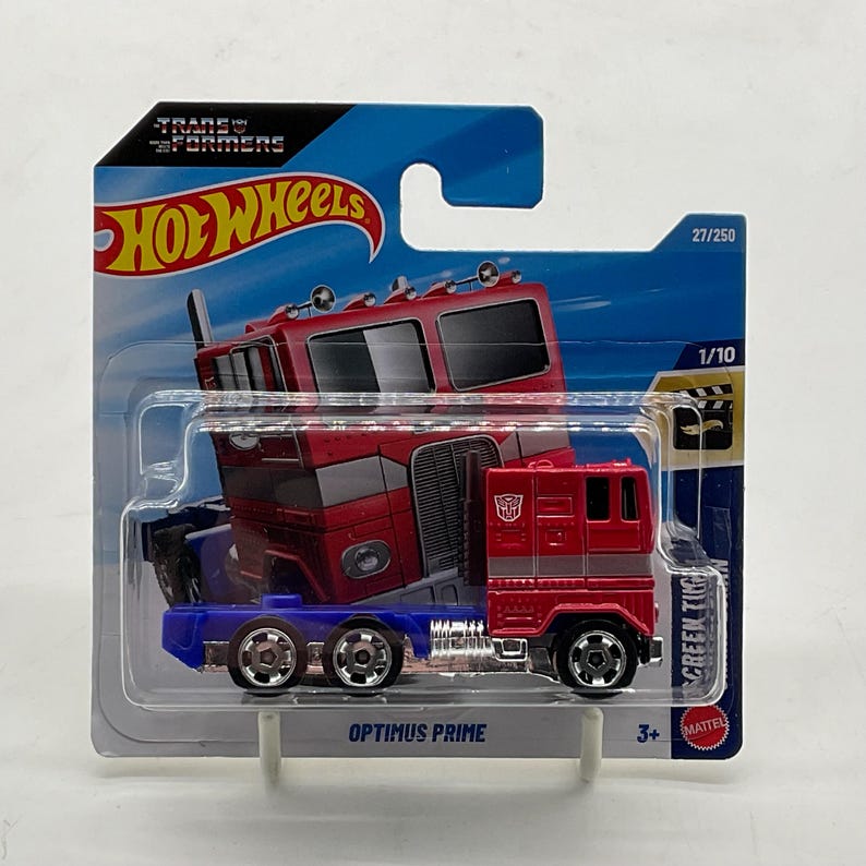Hot Wheels Optimus Prime Diecast Model: Transformers Screen Time ...