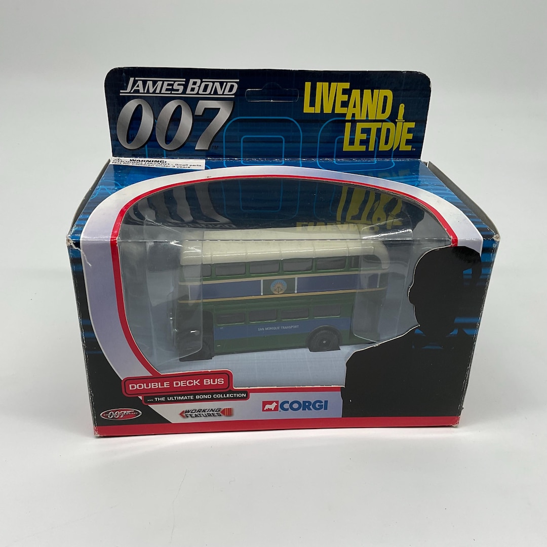 James Bond 007 Double Decker Bus, Gifts for Him, Birthday Gift ...