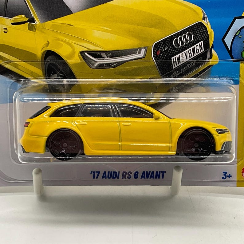 Hot Wheels 2017 Audi RS6 Avant Yellow Diecast Wagon | HW Euro ...