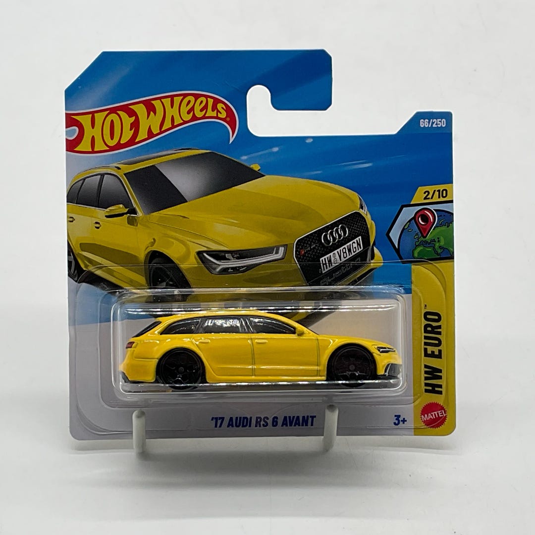 Hot Wheels 2017 Audi RS6 Avant Yellow Diecast Wagon | HW Euro ...