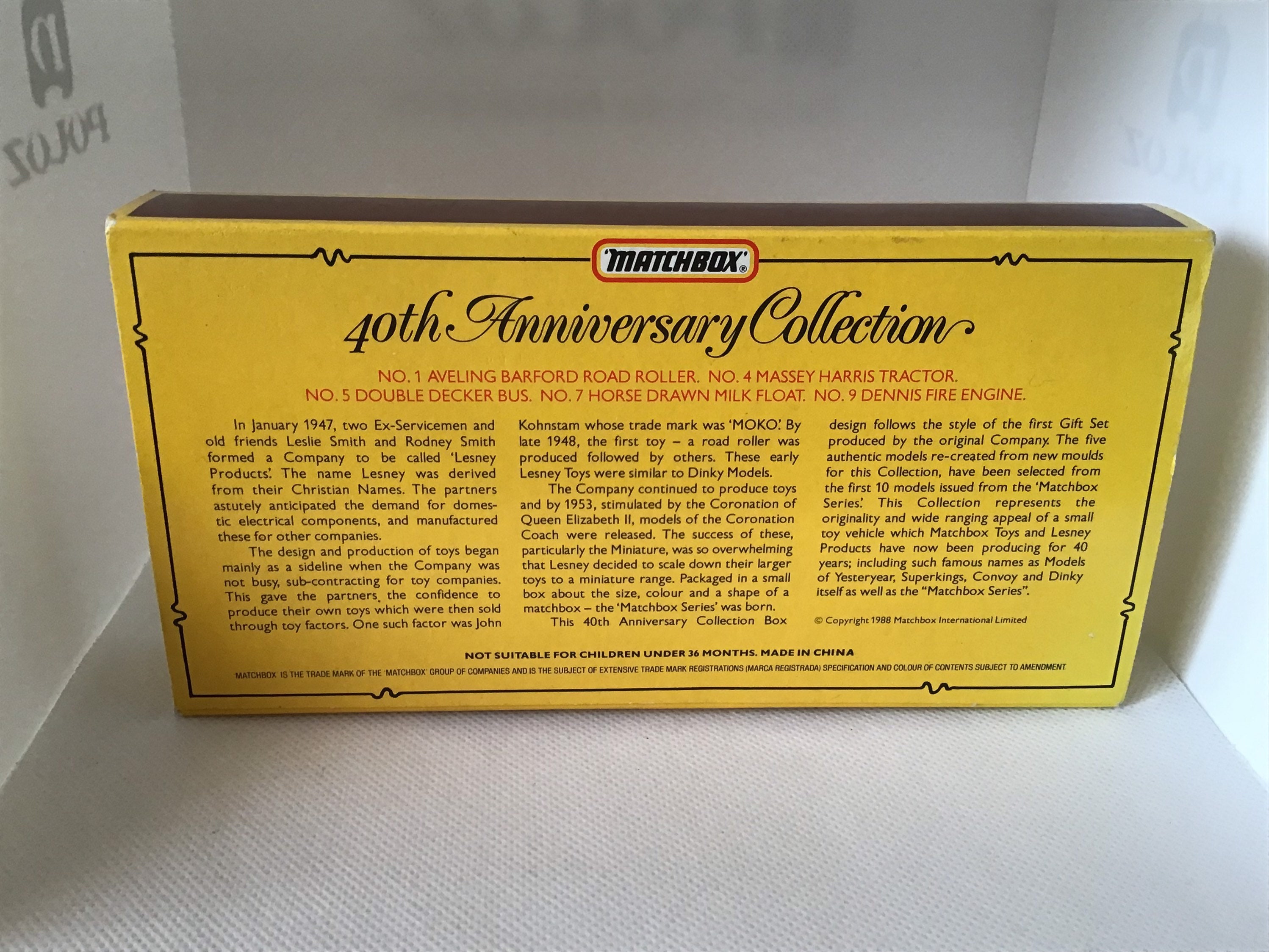 Matchbox Diecast 40th Anniversary Collection Dinky Toys - Etsy