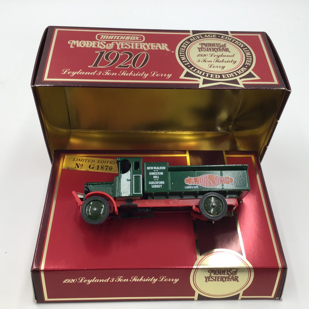 Matchbox Models of Yesteryear Leyland 3 Ton Subsidy Lorry, Gifts for ...