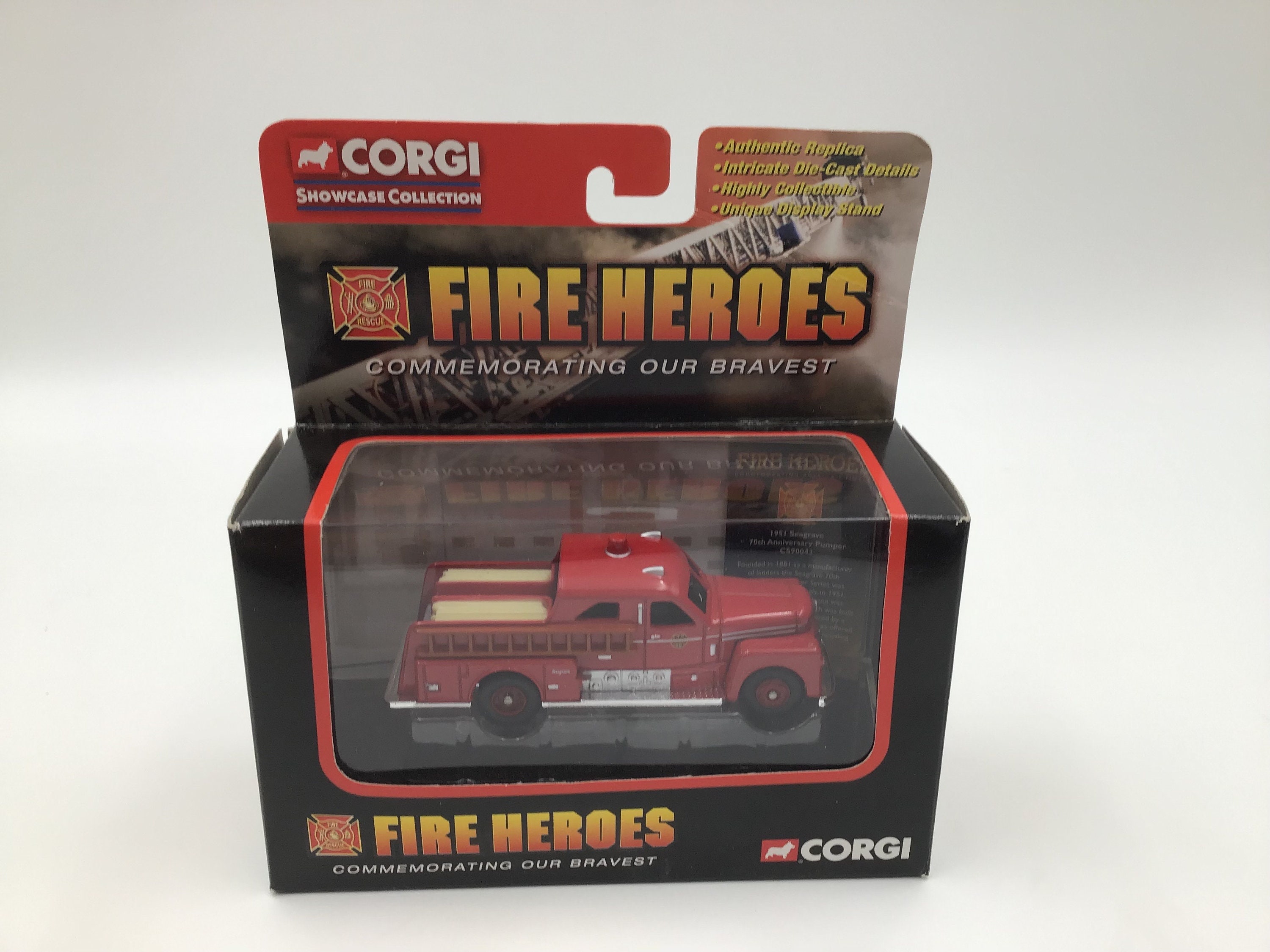 Corgi Toys Diecast Fire Heros 1951 Seagrave Pumper Fire Engine ...