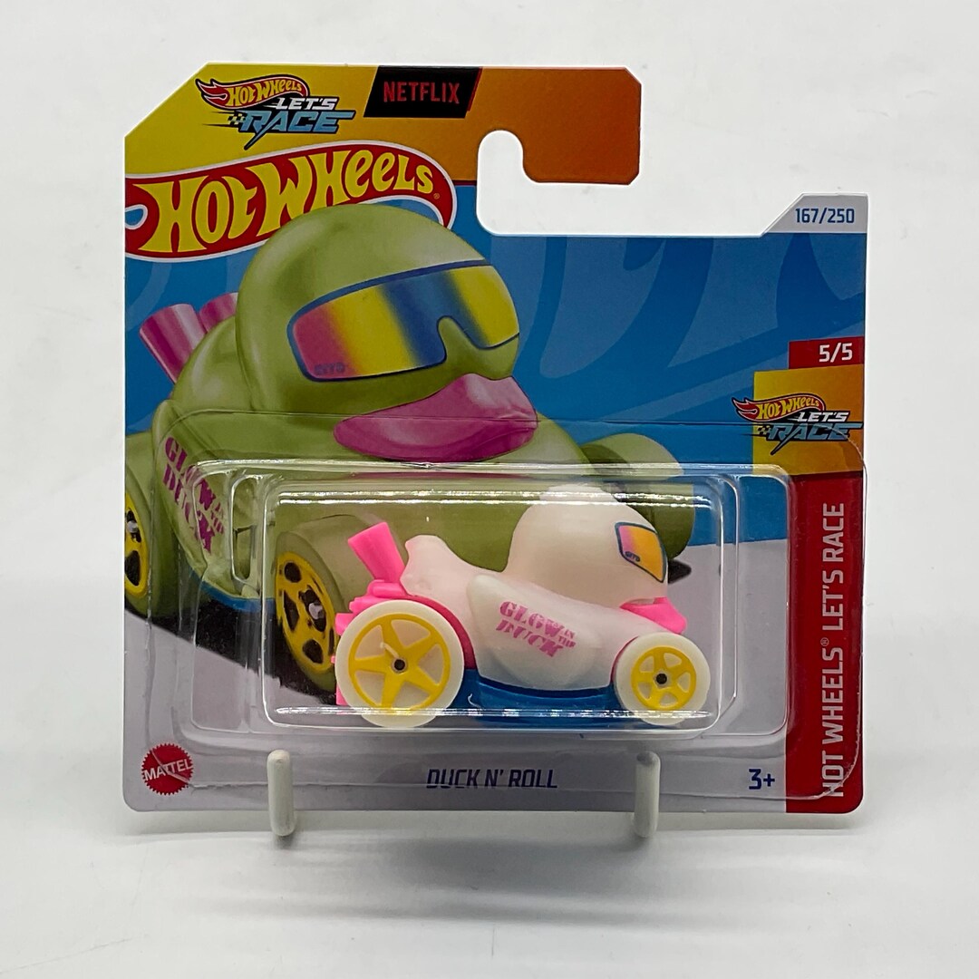 Hot Wheels Netflix Duck N Roll in White - Rare 1:64 Scale Model - Etsy