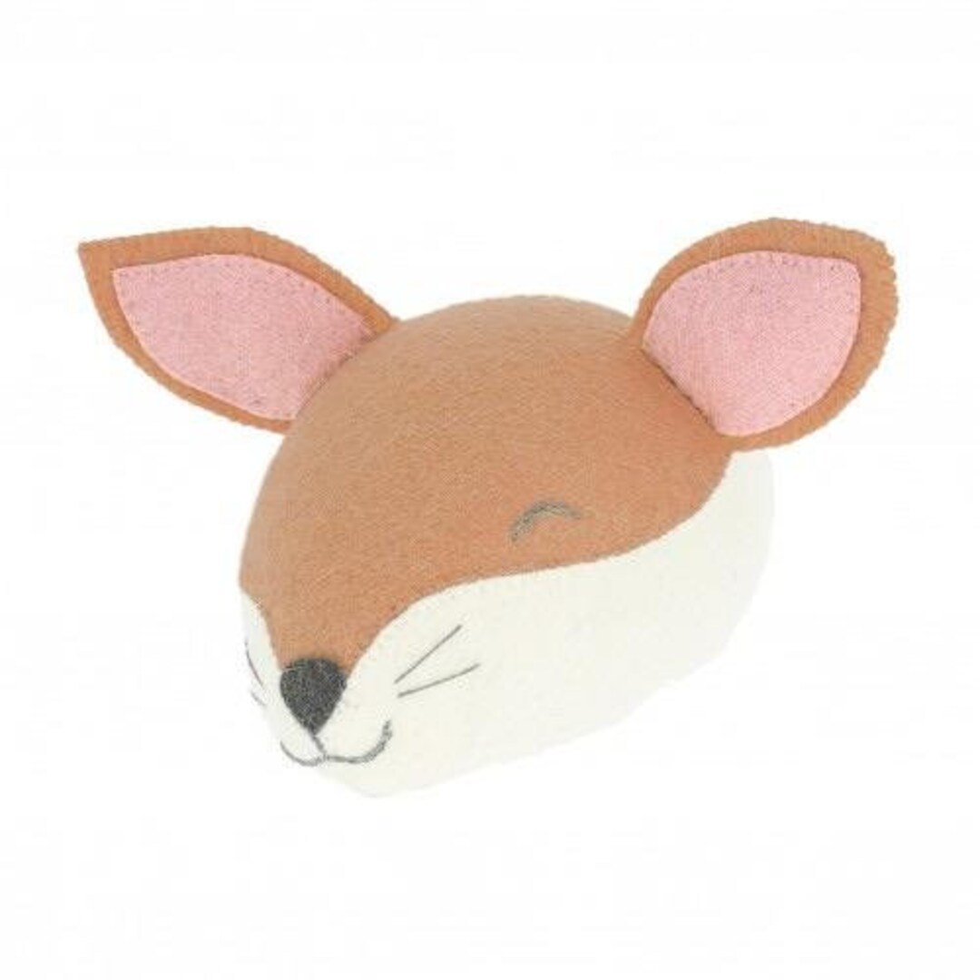 Fiona Walker Sleepy Fox/fairtrade/animal Head/christmas Gift - Etsy