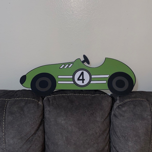 Race Car Birthday Cutout - Etsy