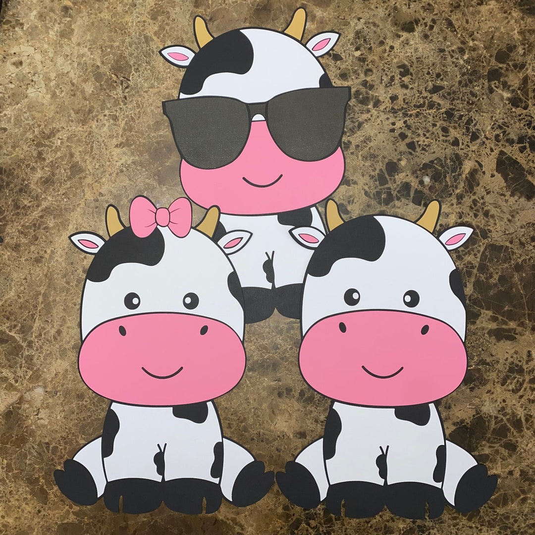 Holy Cow I Am One Birthday Prop , Cow Birthday Cutout , Holy Cow I Am ...