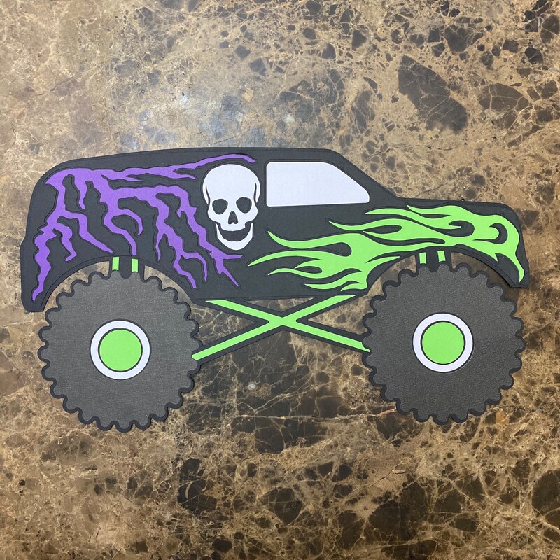 Monster Jam Party Banner - Etsy
