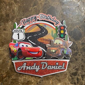 Cars Birthday Topper, Cars Cake Topper , Car Topper , Cars Party , Cars ...