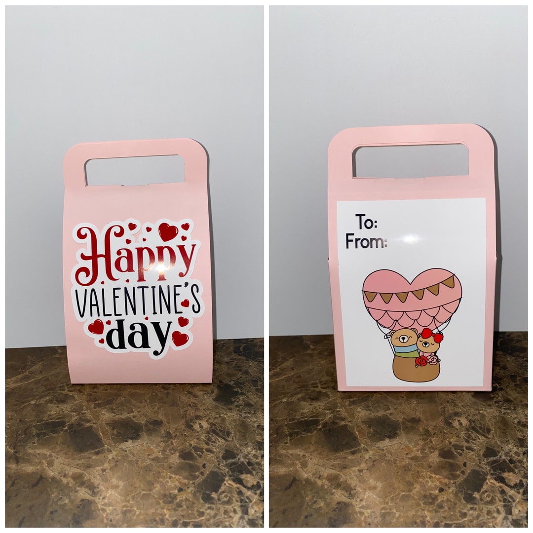 Valentines Day Favor Box, Valentines Day Coloring Box, Valentines Day ...