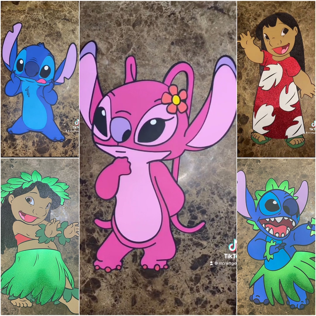 Lilo and Stitch Birthday Party Props, Lilo and Stitch Party Props, Lilo ...