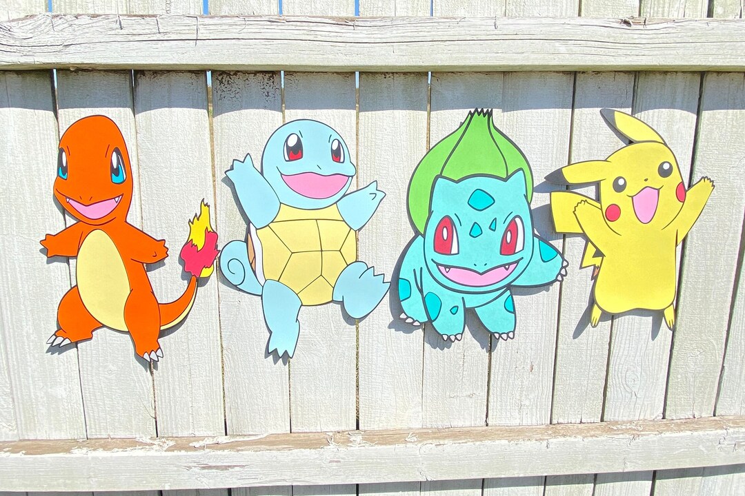 14 Inch Pokemon Cutout 14 Inch Pokemon Character Cutout Pokemon Party ...