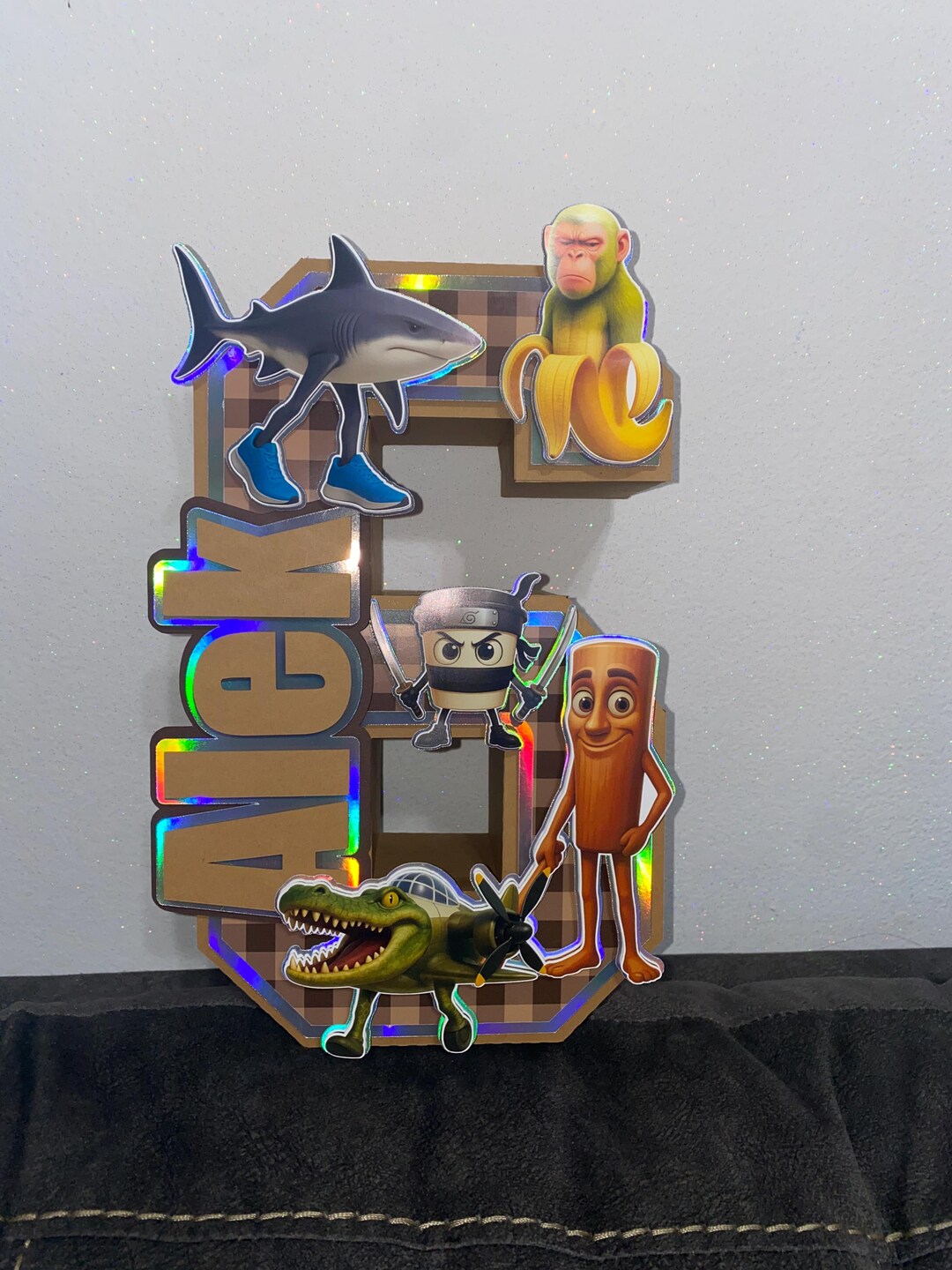 Brainrot 3D Letters, Italian Brainrot Theme Party Decor, Brainrot Party ...
