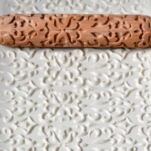 Pottery Hand Roller / Clay Texture Tool Flower Heads R13 - Etsy