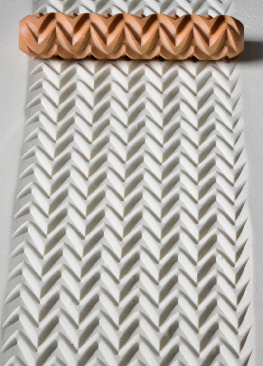 Pottery Hand Roller / Clay Texture Tool - Zigzag R05 - Etsy