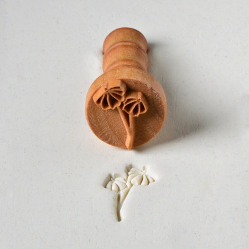 Pottery Hand Roller / Clay Texture Tool Flower Heads R13 - Etsy