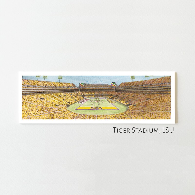 Lsu Stadium Png - Etsy