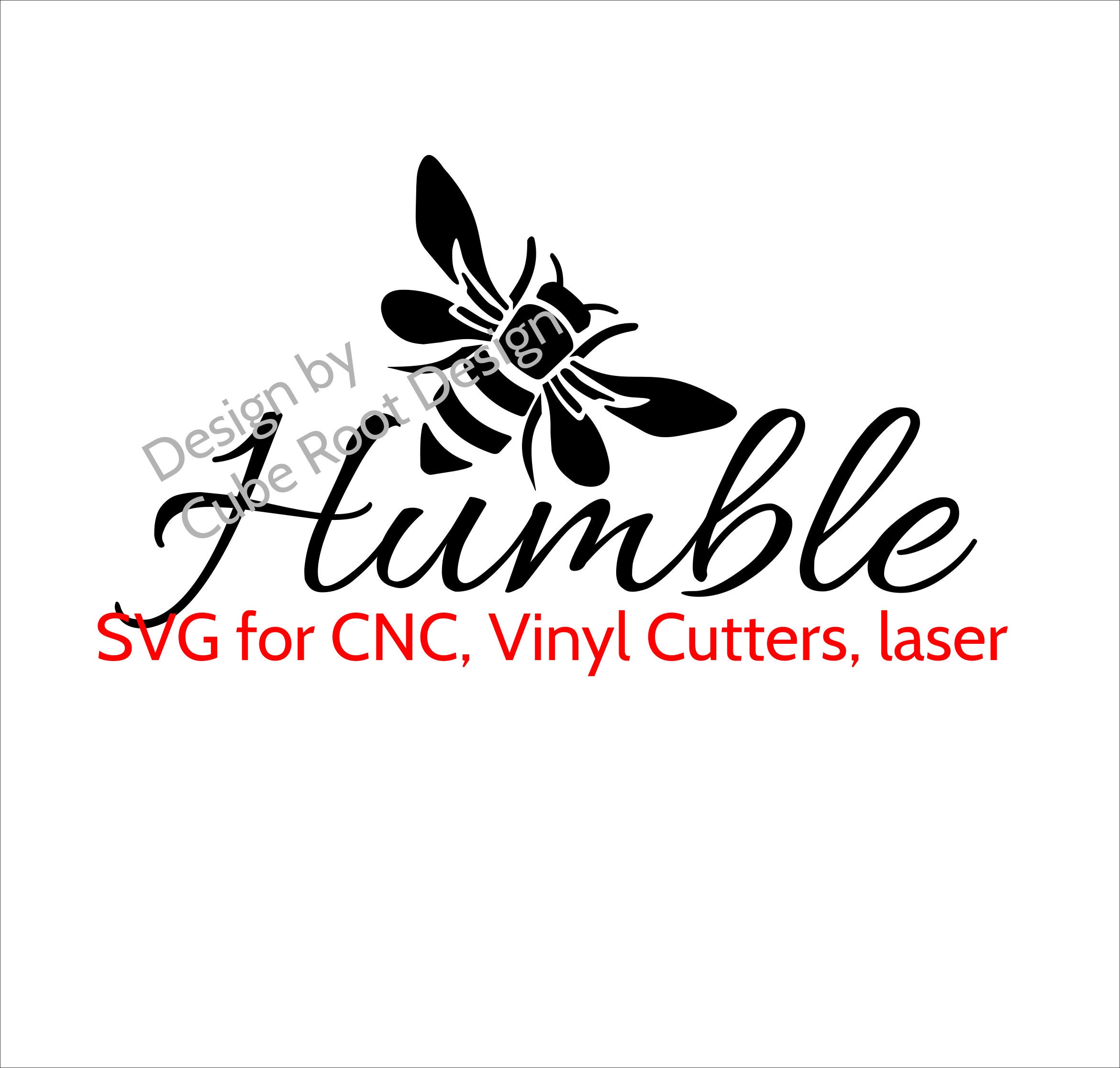 Bee Humble Digital SVG Engraving/cutting File INSTANT - Etsy UK