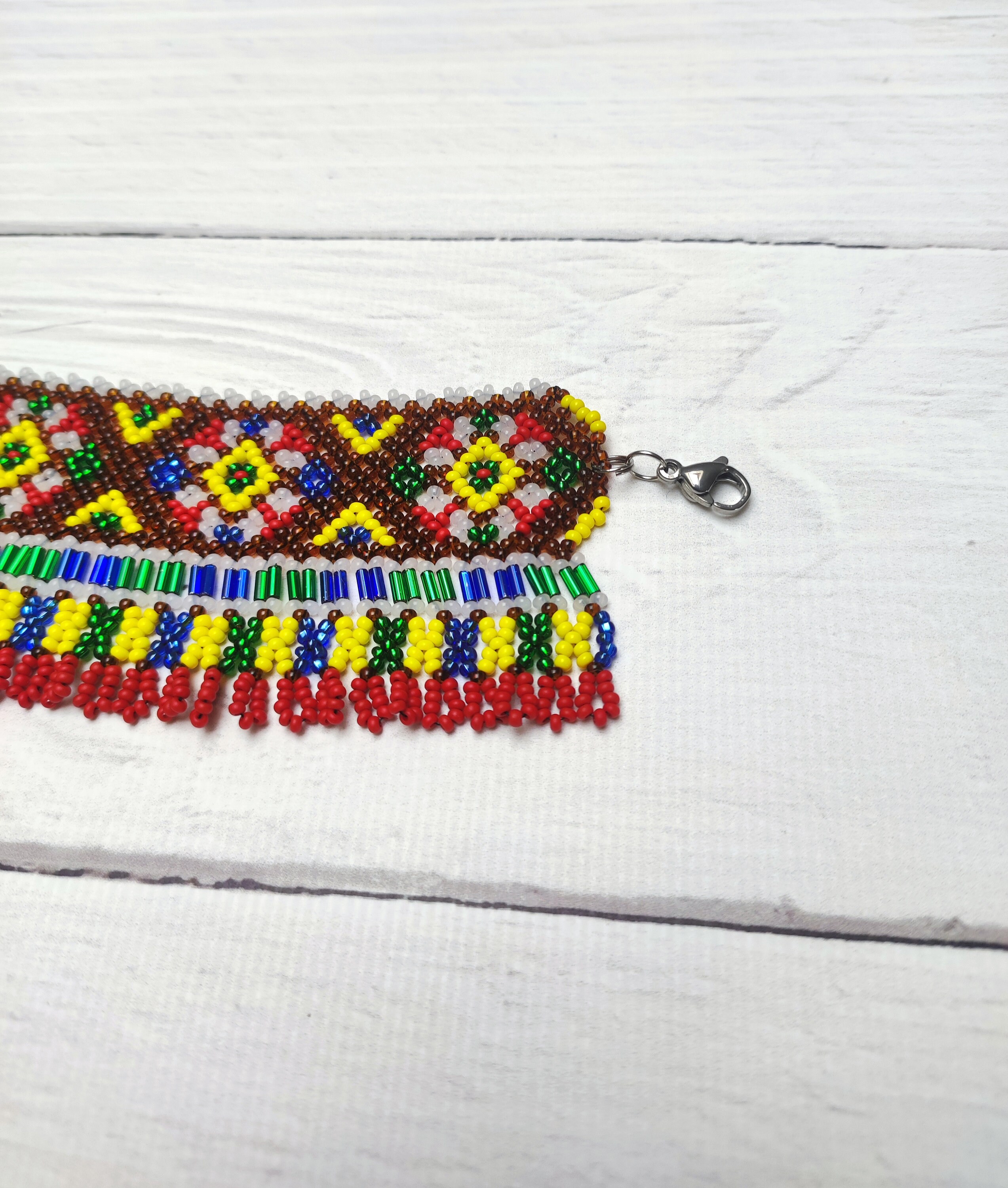 Traditional Ukrainian Bead Necklace. National Necklace of Ukraine ...