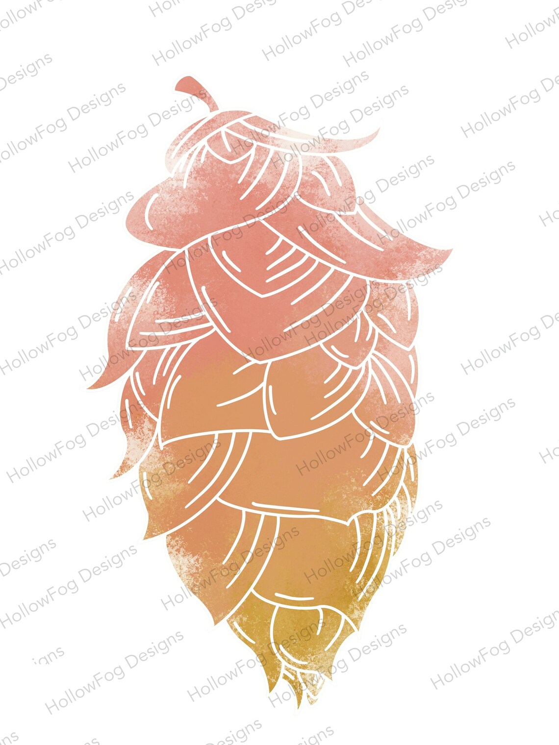 3 Watercolor Hops Brewery Digital Art Prints, Beer Brewery Bar Decor ...