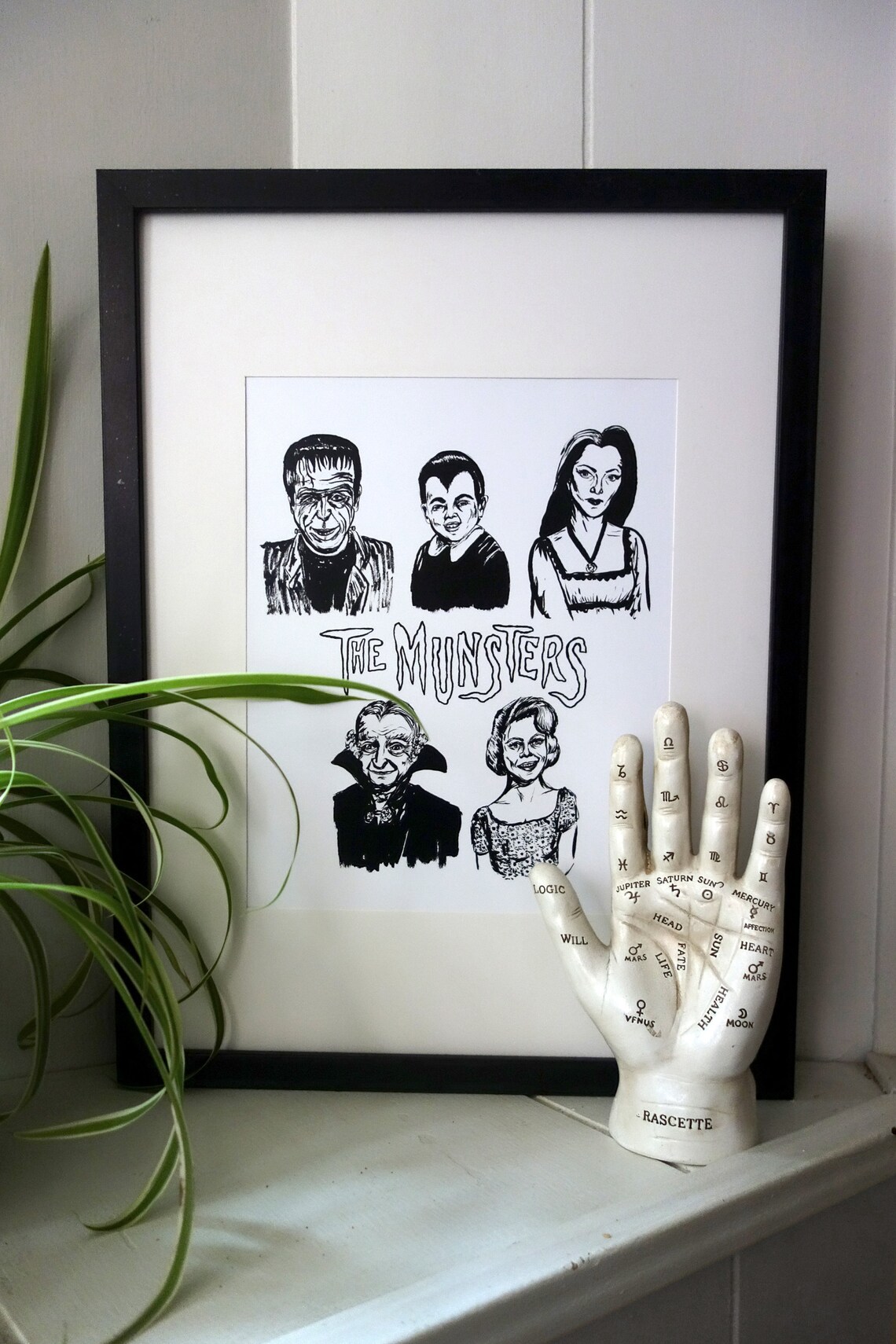 The Munsters Art Print | Etsy