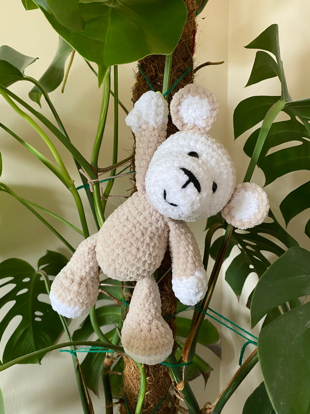 Custom Crochet Monkey Cuddly Toy/ Stuffed Animal/ Plushie. Handmade ...