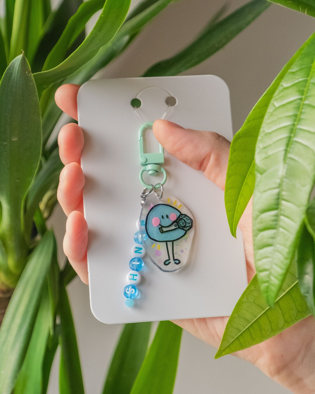 Shinee Shawol Fanart Cute Illustrated Handmade Keyring Strap Beaded ...