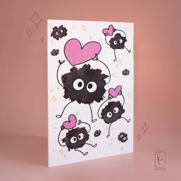 Studio Ghibli Birthday Card - Etsy