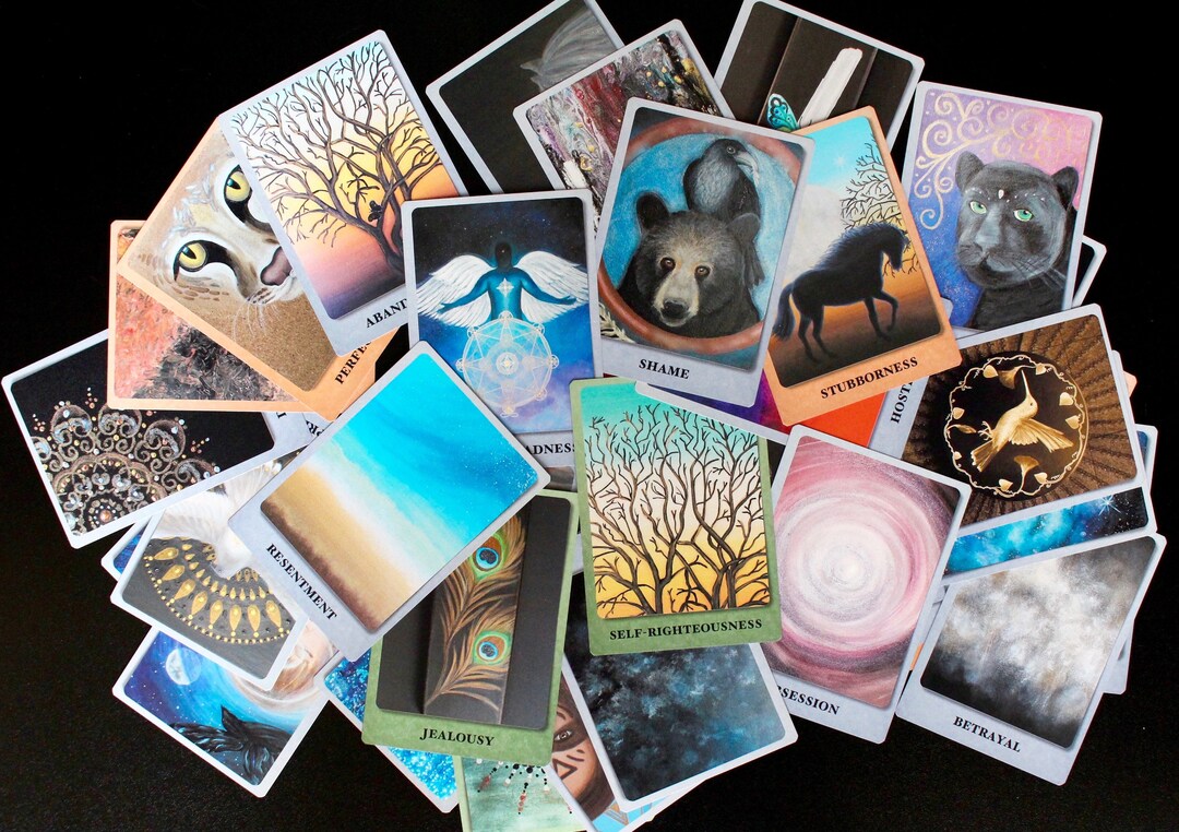 Shadow Samskara Cards - a Deck of ORACLE CARDS for Meditation, Cards ...