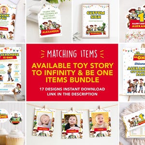 Toy Birthday Invitation, to Infinity and Be One, 1st Birthday ...