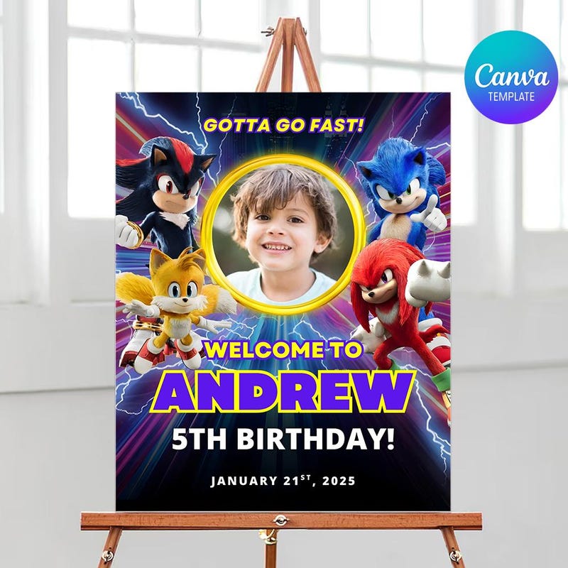 Sonic Poster - Etsy