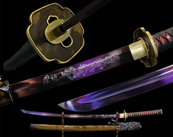 Purple Blade Katana - Etsy