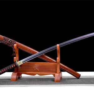 Hellfire Katana,japanese Samurai Sword,real Handmade Katana,high ...