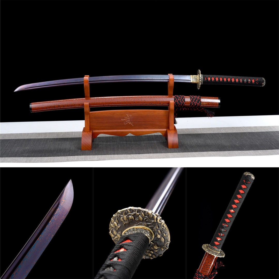 Hellfire Katana,japanese Samurai Sword,real Handmade Katana,high ...
