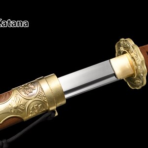 Yellow Gold Swordhandmade Japanese Samurai Swordreal Katana - Etsy