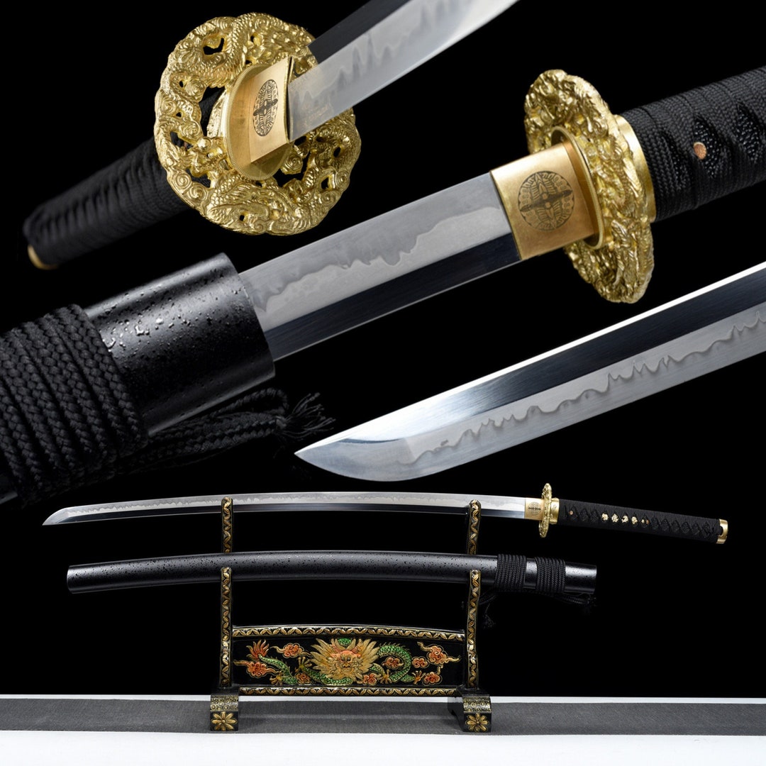 Cloud Dragon Katana,japanese Samurai Sword,real Handmade Katana,1095 ...