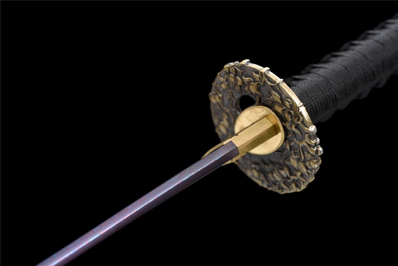 Hellfire Katanajapanese Samurai Swordreal Handmade - Etsy