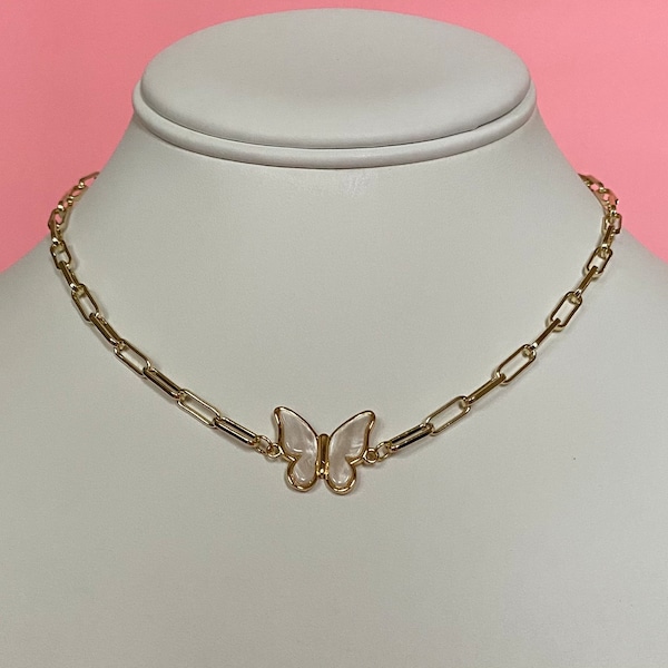 Butterfly Choker - Etsy