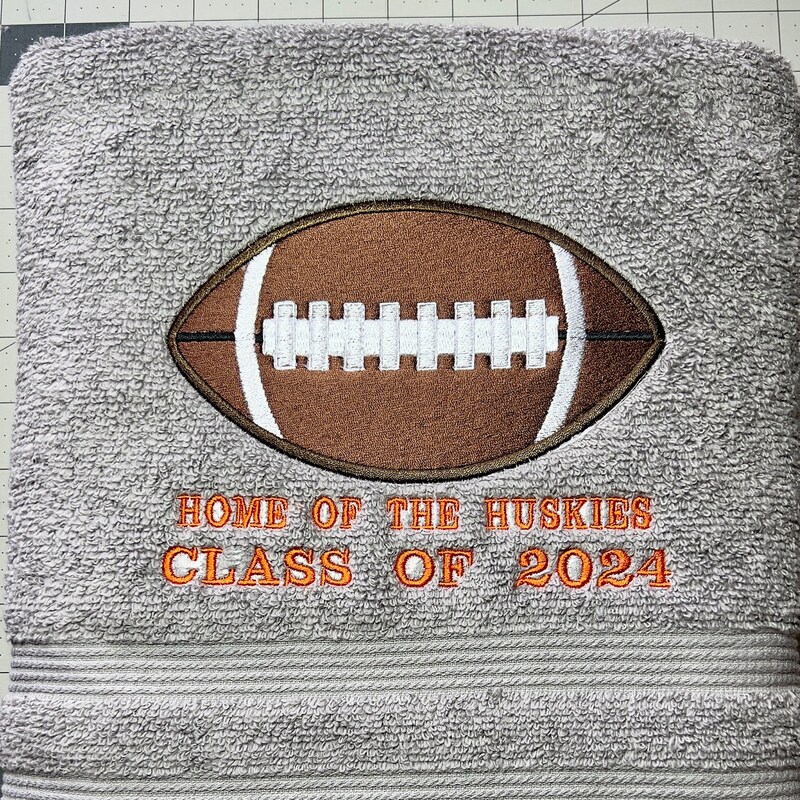 Embroidered Football - Etsy