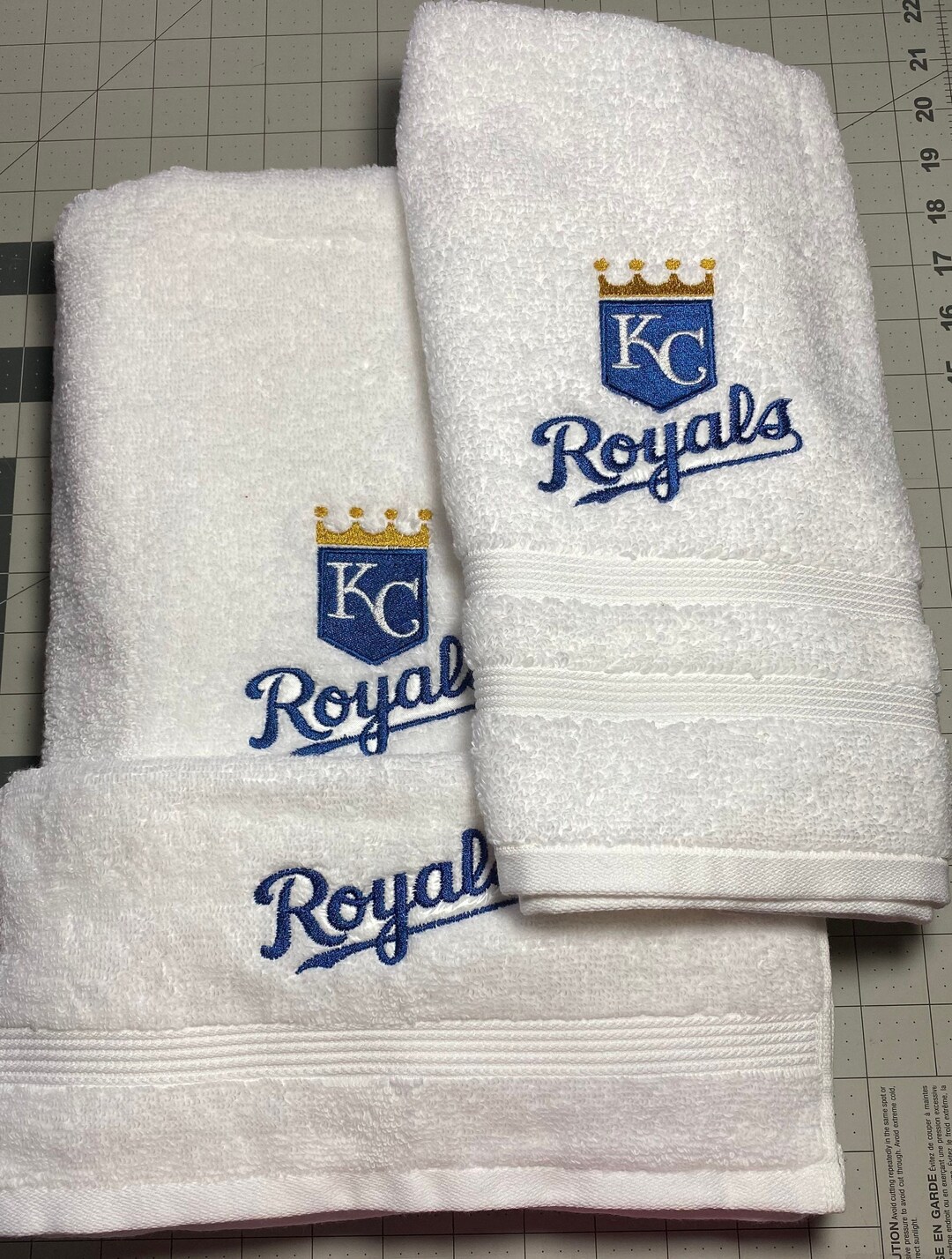 Kansas City Royals Embroidered Towel - Etsy New Zealand