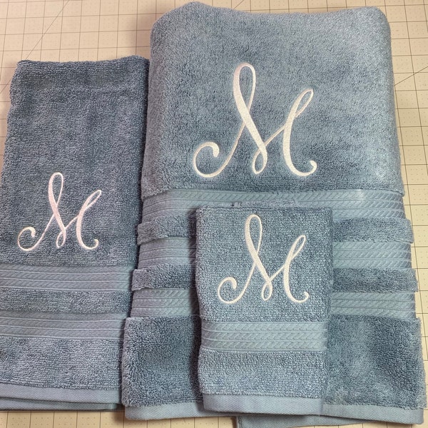 Monogrammed Towels - Etsy